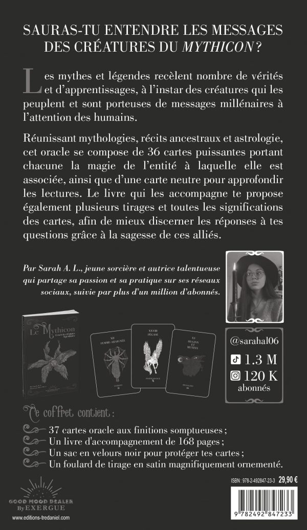 Le Mythicon - L'Oracle des créatures légendaires - Pierres de Lumiere
