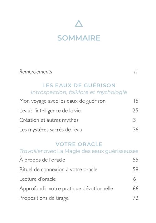 La Magie des eaux guérisseuses – Cartes oracle - Pierres de Lumiere